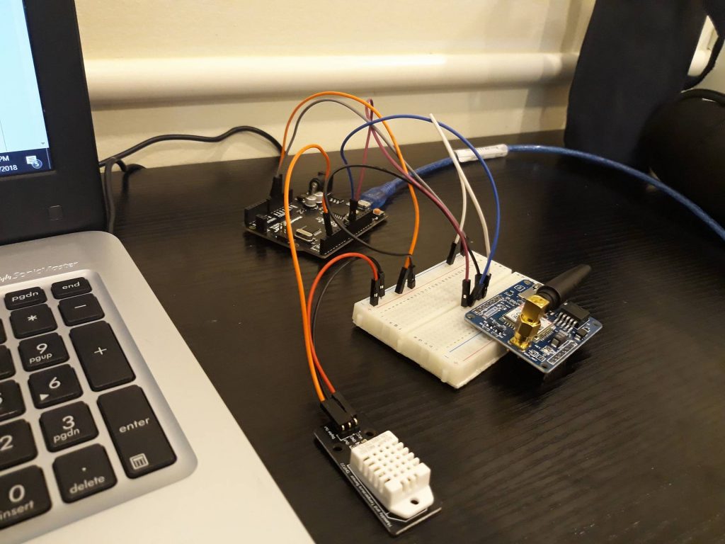 Measuring Temperature And Humidity Using Dht22 And Sending Data Via Sm Createlabz Store