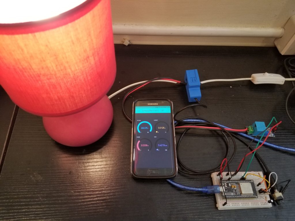Wireless Energy Monitoring System Using Esp32 With Blynk Mobile App Createlabz Store