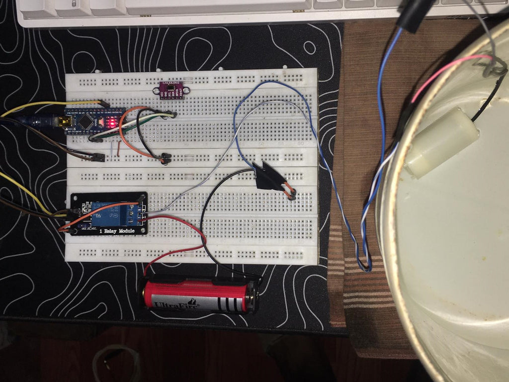 Automatic Water Dispensing System using Time of Flight Sensor and Subm ...