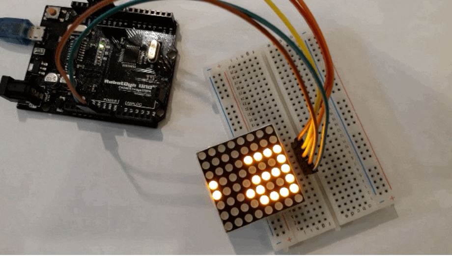 Running Message using 8×8 LED Matrix MAX7219 driver – CreateLabz Store