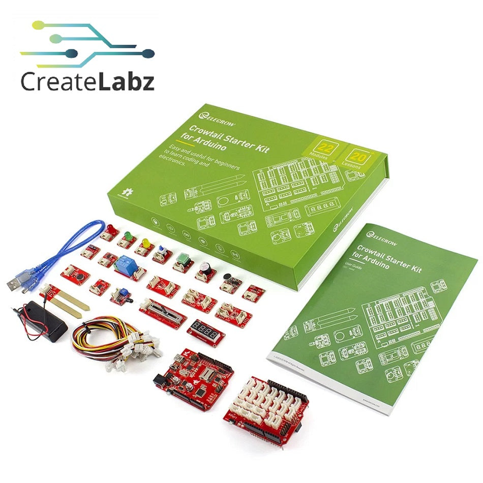 Crowtail Starter Kit For Arduino Createlabz Store