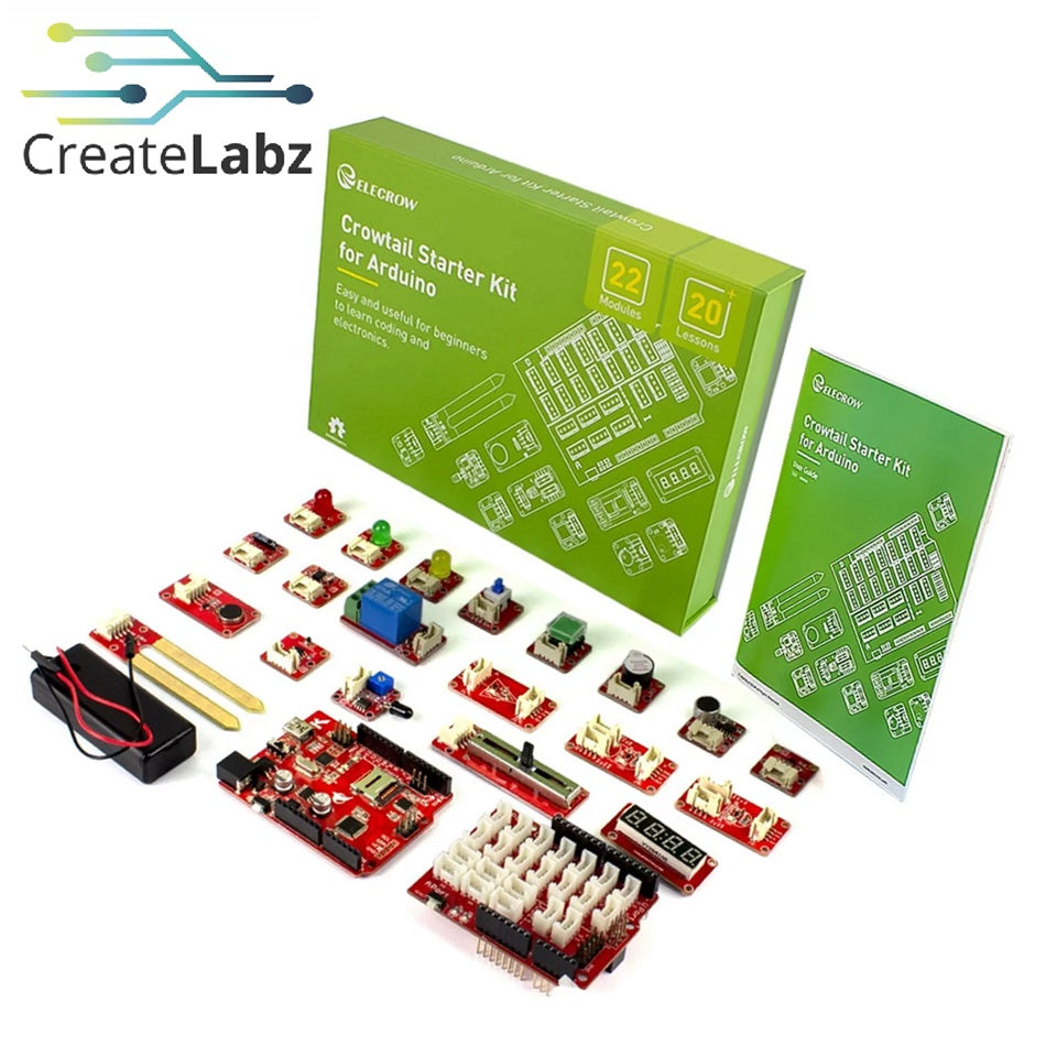 Crowtail Starter Kit for Arduino – CreateLabz Store