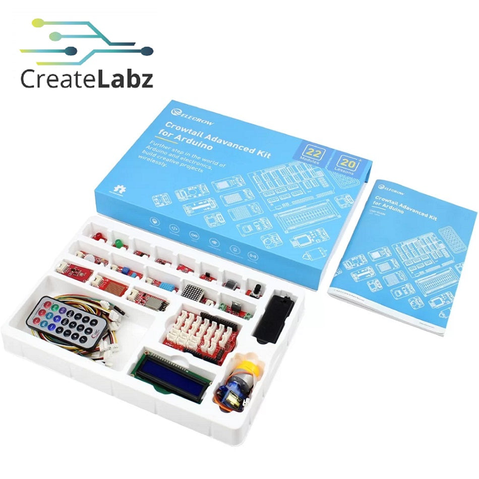 Crowtail Advanced Kit for Arduino – CreateLabz Store