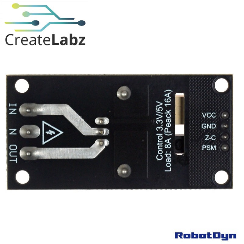 AC Light Dimmer Module 8A, 1 Channel, 3.3V/5V logic – CreateLabz Store