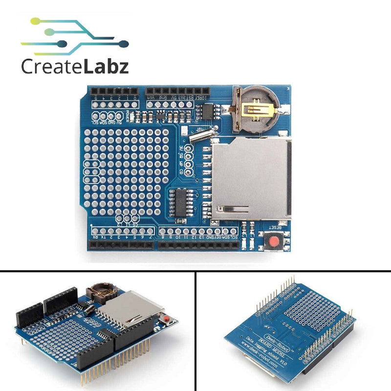 Data Logger Shield V10 For Arduino With Rtc Createlabz Store
