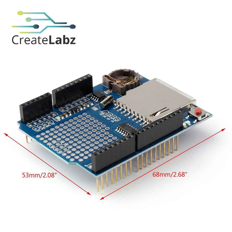 Data Logger Shield V10 For Arduino With Rtc Createlabz Store