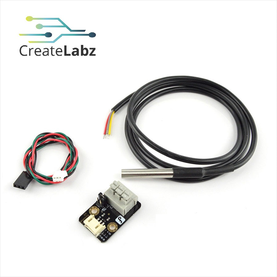 DFRobot Gravity: Waterproof DS18B20 Water Temperature Sensor Kit – CreateLabz Store